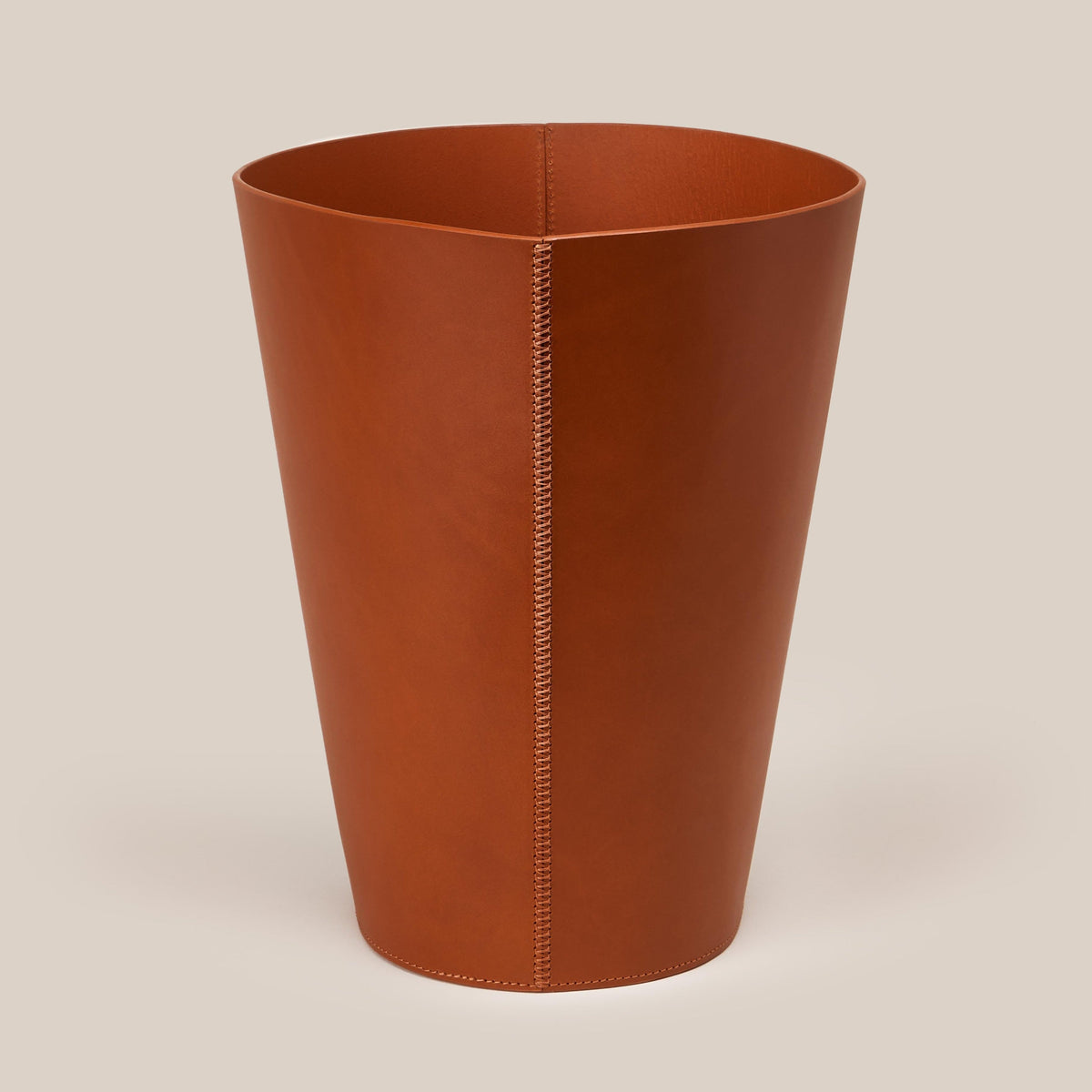 Luxury Leather Wastepaper Bin | Paradise Row London