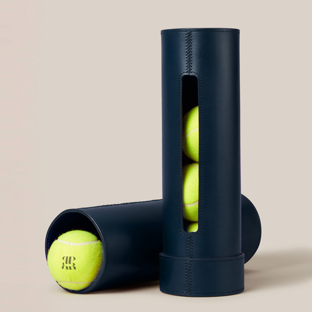 Luxury Leather Tennis Ball Holder | Paradise Row London